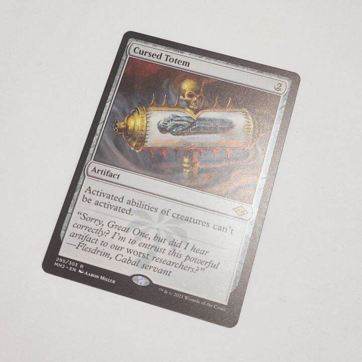 MTG Card CURSED TOTEM Magic the Gathering Trading Card Game Colorless ...