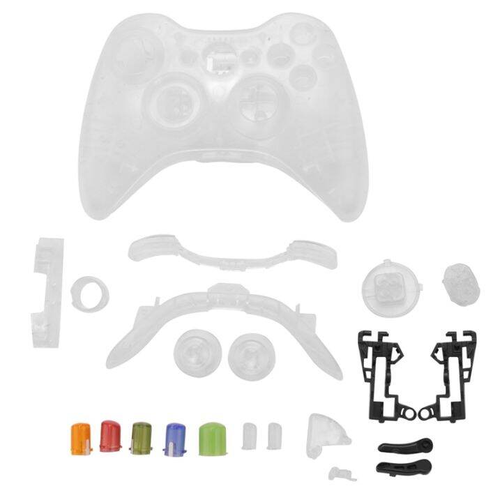 Crystal Shell Compatible with Microsoft Xbox 360 Wireless Controller ...