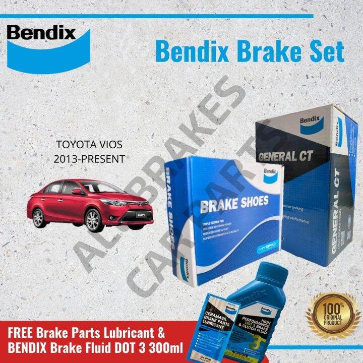 Bendix Brake Set for Toyota VIOS, YARIS 2013-2022, DB-2261GCT, BS-5276 ...