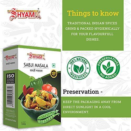 Shyam Sabji Masala (100g) | Lazada PH
