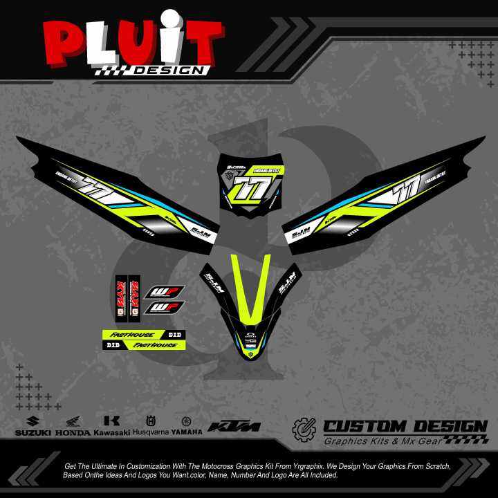 decal stiker RBT ⭐JUPITER VEGA NEW trail REVO full body dekal bebek std ...