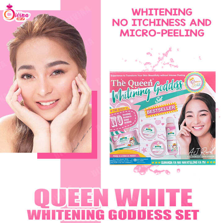 Queen White Goddess Skin Whitening Set, Skin Care Set, Anti-Aging, for Sensitive skin | Lazada PH