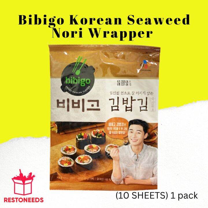 Bibigo Korean Seaweed Nori Wrapper (10 SHEETS) 1 pack | Lazada PH
