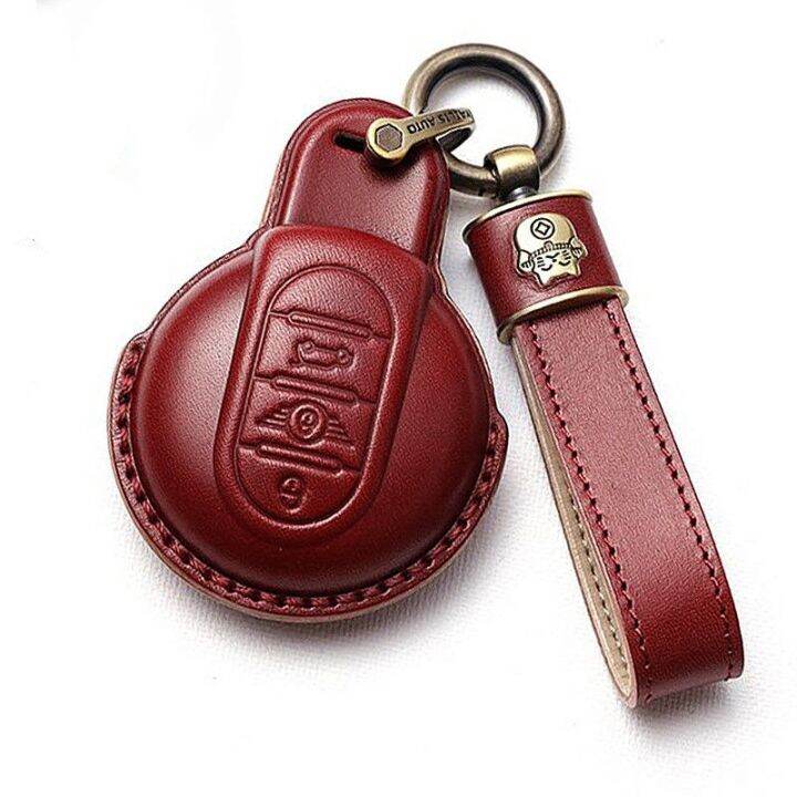 เหมาะสำหรับ BMW MINI key case หนังใหม่ F54F55F56 mini COOPER กุญแจรถ ...