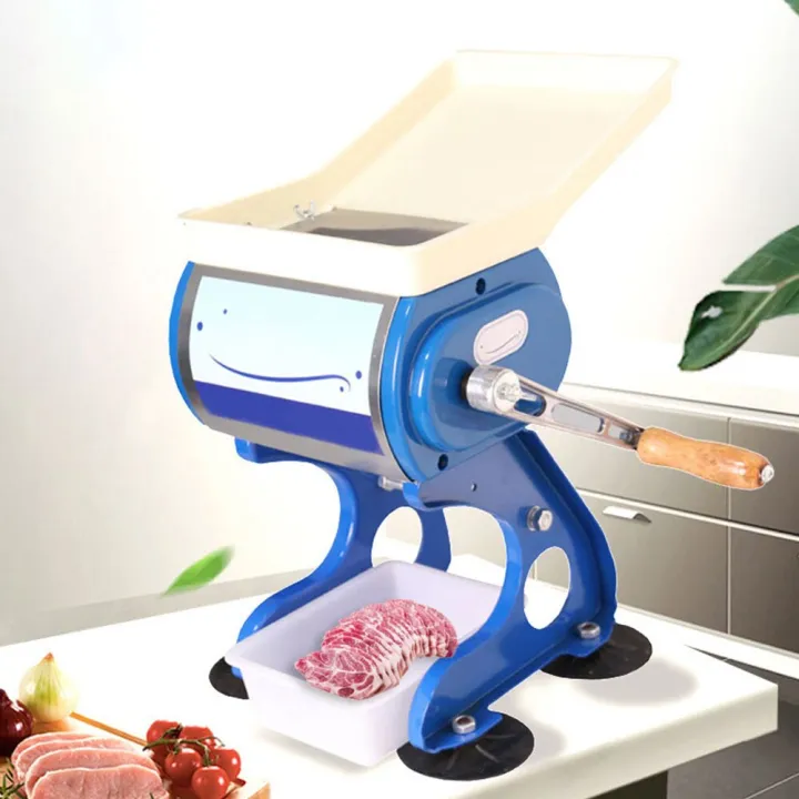 Meat Grinder Cutter Machine Hand-Cranked Meat Slicer Household Pork ...