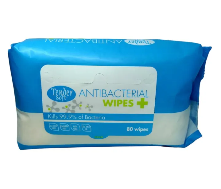 Tender Soft Antibacterial Wipes 80's | Lazada