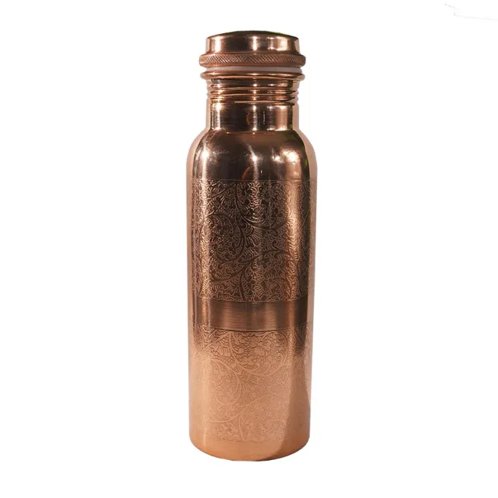 🔶New Item🔶 NATURAL EFE | ENGRAVED COPPER WATER BOTTLE | ขวดน้ำทองแดง ...
