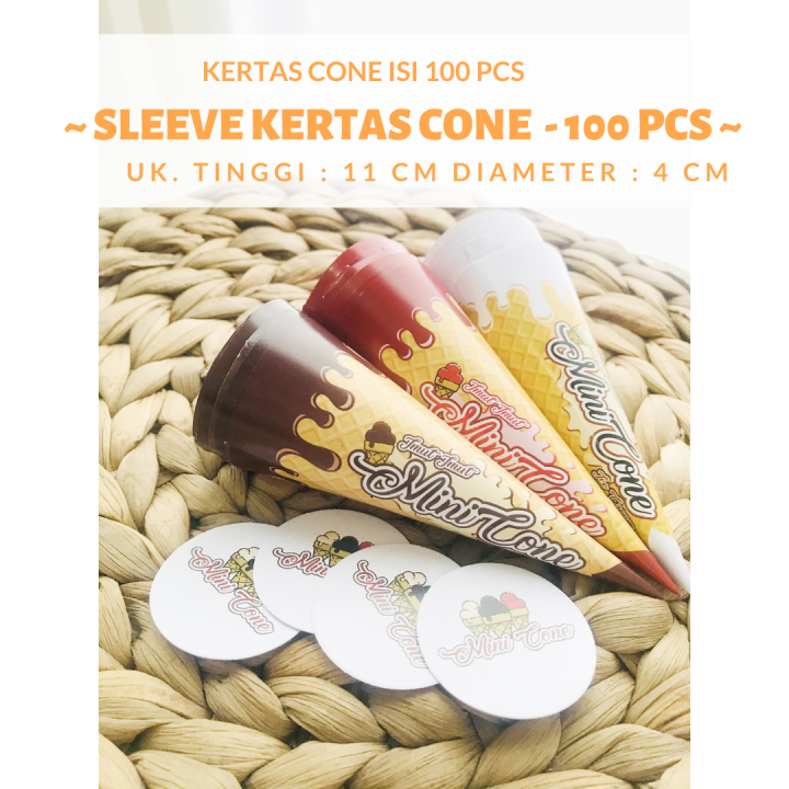 coorong cone mini es krim corong es con ice cream kertas es kirim ...