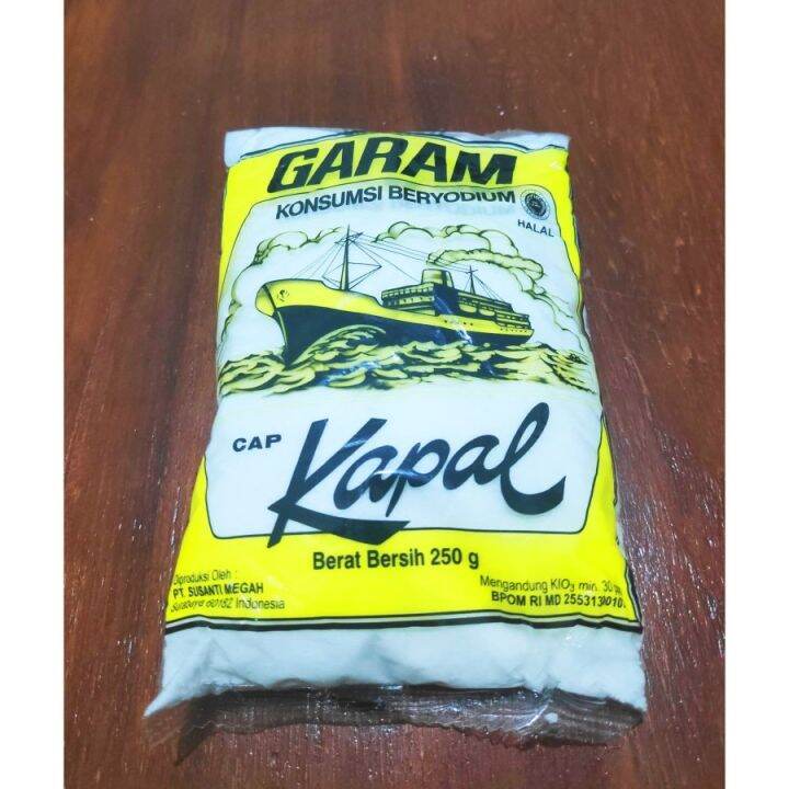Garam Cap Kapal 250 gram | Lazada Indonesia