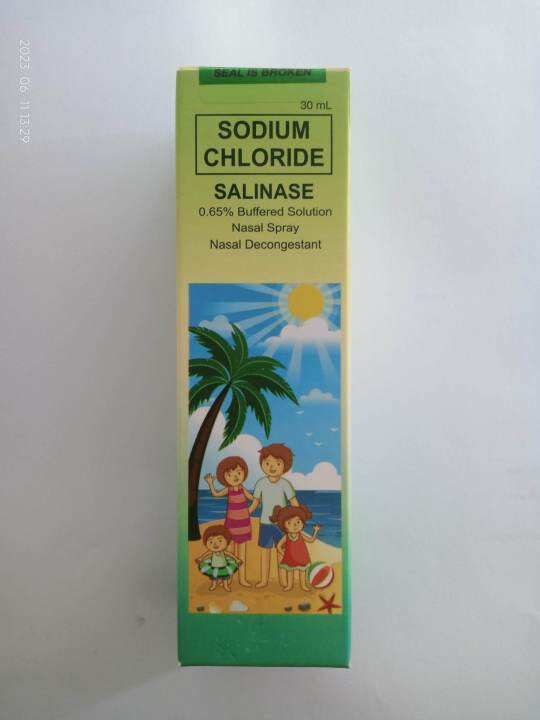 Salinase 0.65% Buffered Solution Nasal Spray Nasal Decongestant 30ml ...