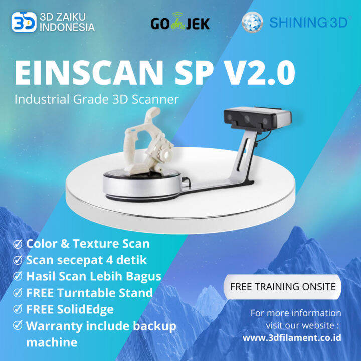 Einscan SP Industrial Grade 3D Scanner Bergaransi Resmi | Lazada Indonesia