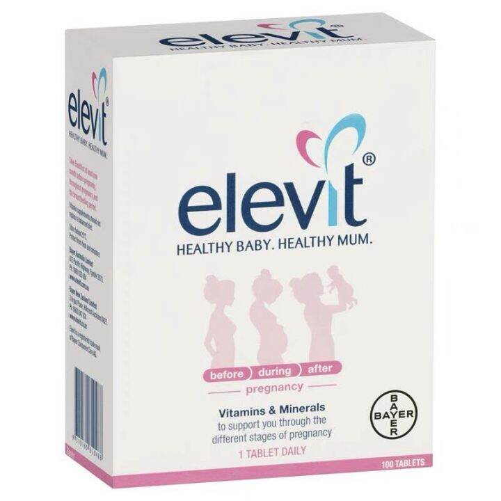Australia Elevit Womens Pregnancy Multivitamin Tablets 100 Pack Lazada Ph