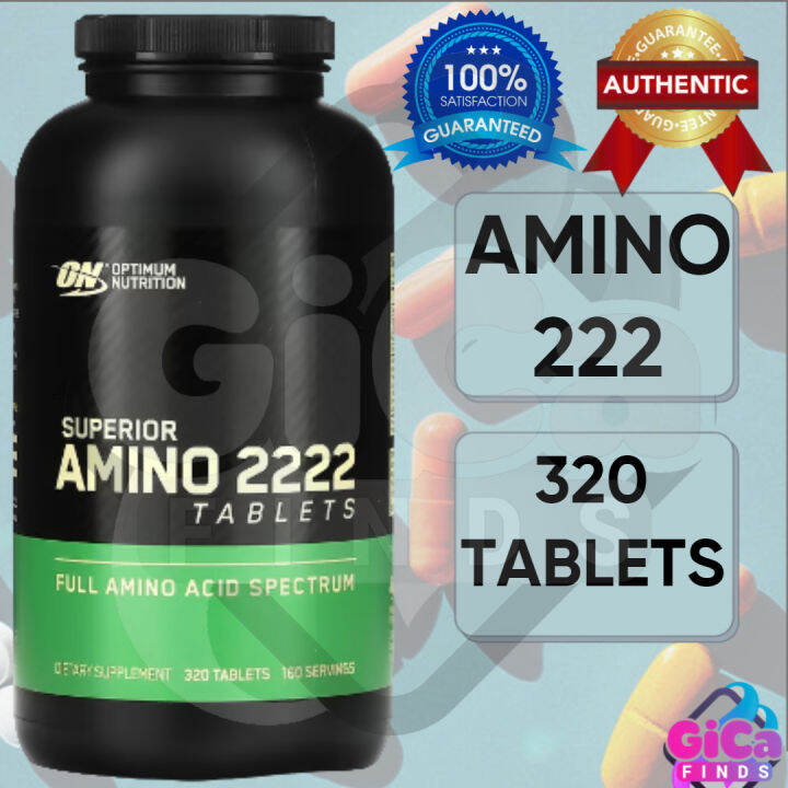 Optimum Nutrition, Superior Amino 2222, 320 Tablets | Lazada PH