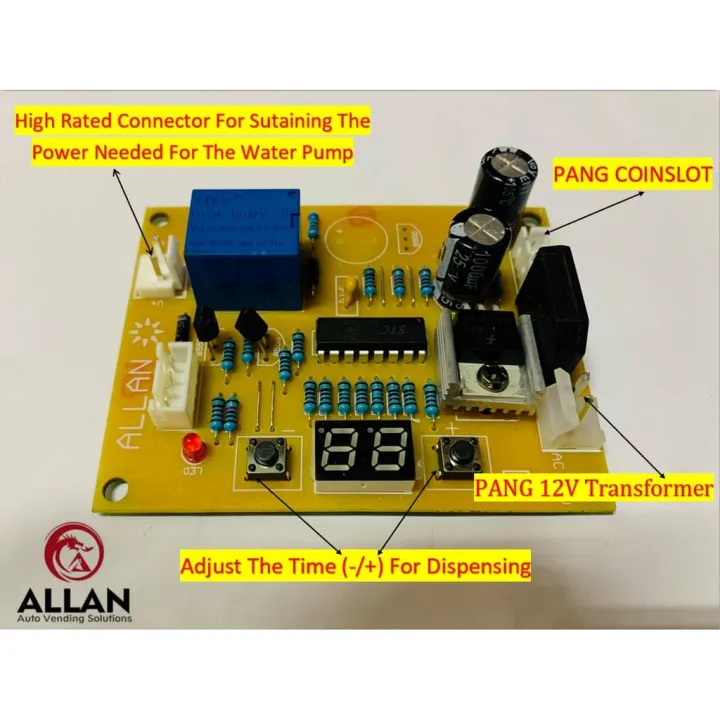 New Allan Water Vendo Timer Digital for Automated Tubig Machine ATM ...