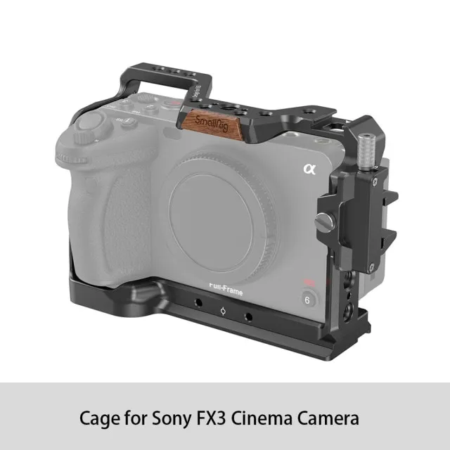 Smallrig Sony Fx3 Full Camera Cage Rig Kit With Cable Clamp Cold Shoe ...