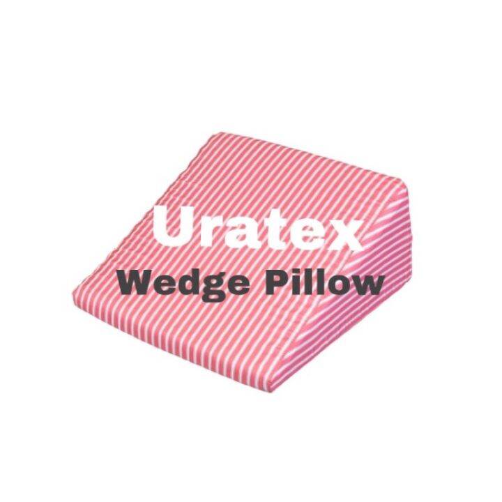 【READY STOCK】 ♘Uratex Wedge Pillow with Bio-Aire for varicose, acid ...