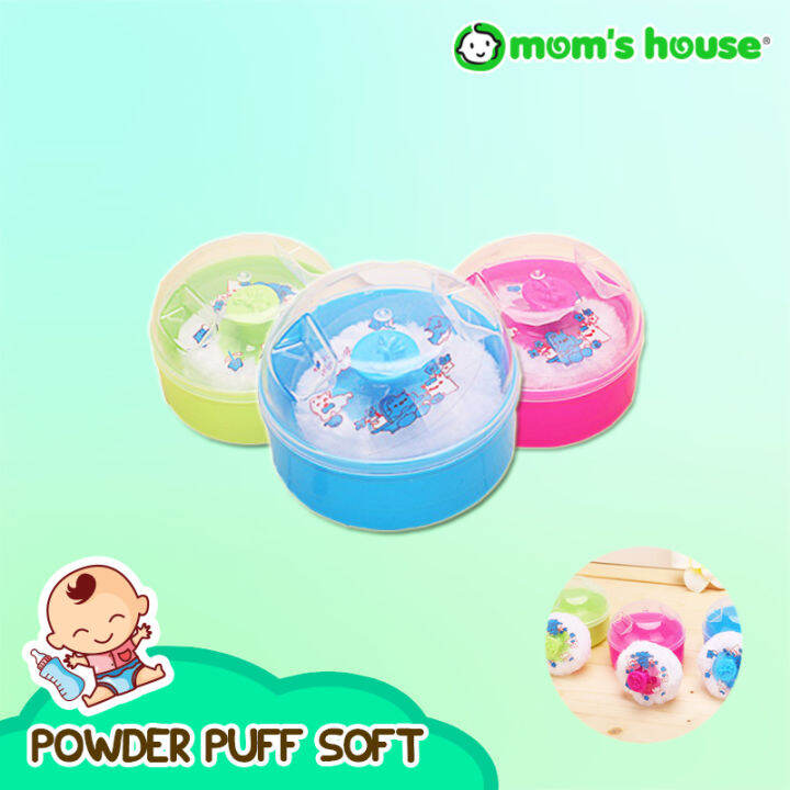 [EXCLUSIVE] MHC Powder Puff Soft Fluffy Box Baby Tempat Bedak Bayi ...