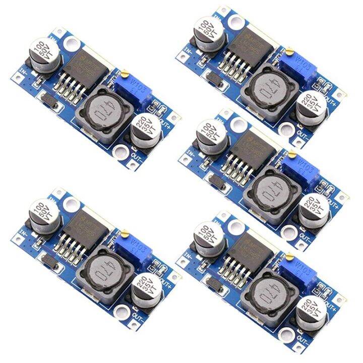 5 PCS DC-DC Buck Converter Step Down Module LM2596S Power Supply Output 1.25V-35V | Lazada.co.th