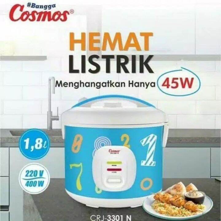 Magic Com Cosmos CRJ-3301 N 1,8 Liter | Lazada Indonesia