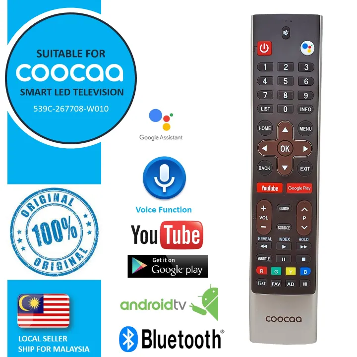 **Original** Coocaa 539C-267708-W010 Youtube Google Player Voice ...