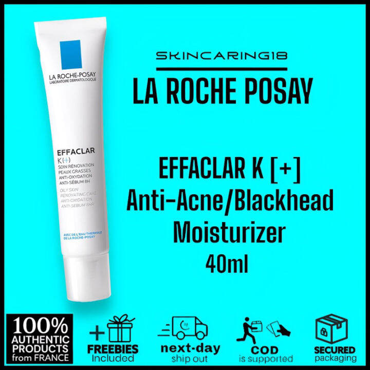 LA ROCHE POSAY Effaclar K + Anti-Blackhead Moisturizer 40ml by ...