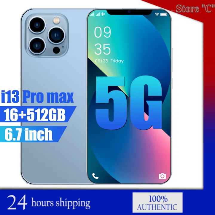 5G Phone i13 pro max Phone 6.7 Inch 12GB+512GB 32MP+48MP Octa Core Rear ...