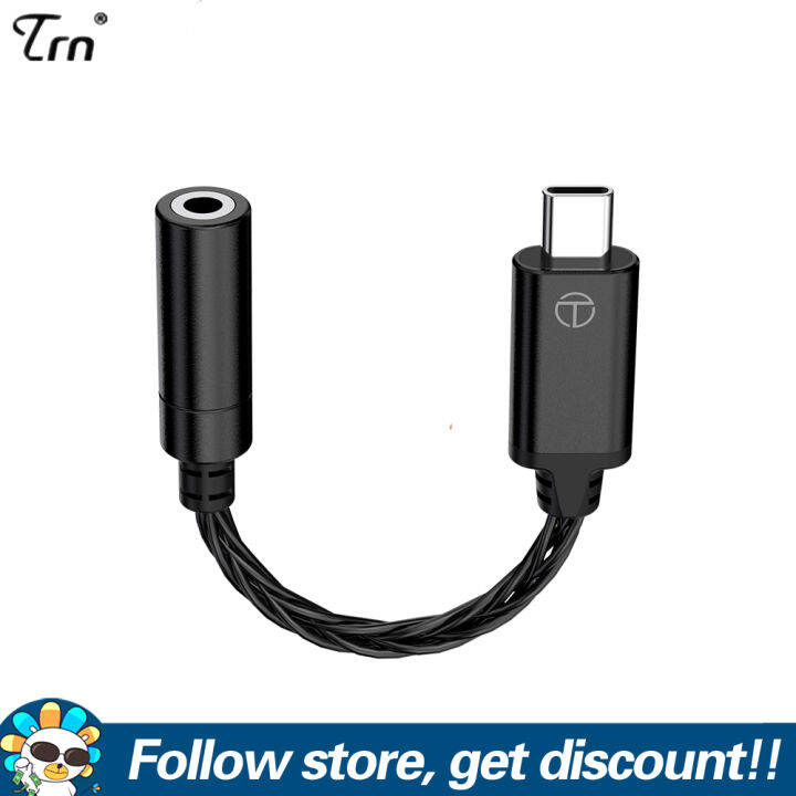TRN TE DAC AMP Adapter Type-C To 3.5mm Audio Cable HD Lossless Audio ...