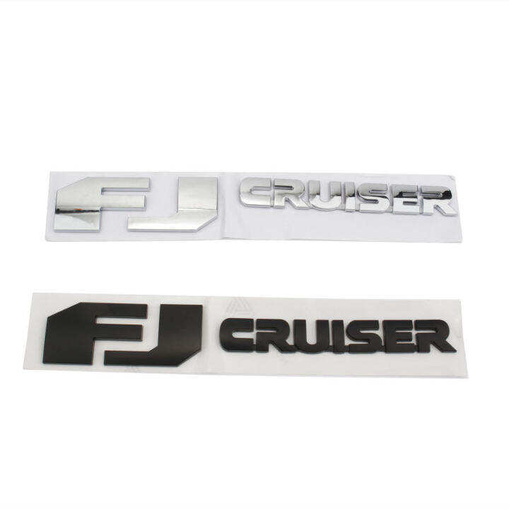 FJ CRUISER Car Logo ABS Sticker 3D Auto Badge Emblems Rear Bumper Logo ...