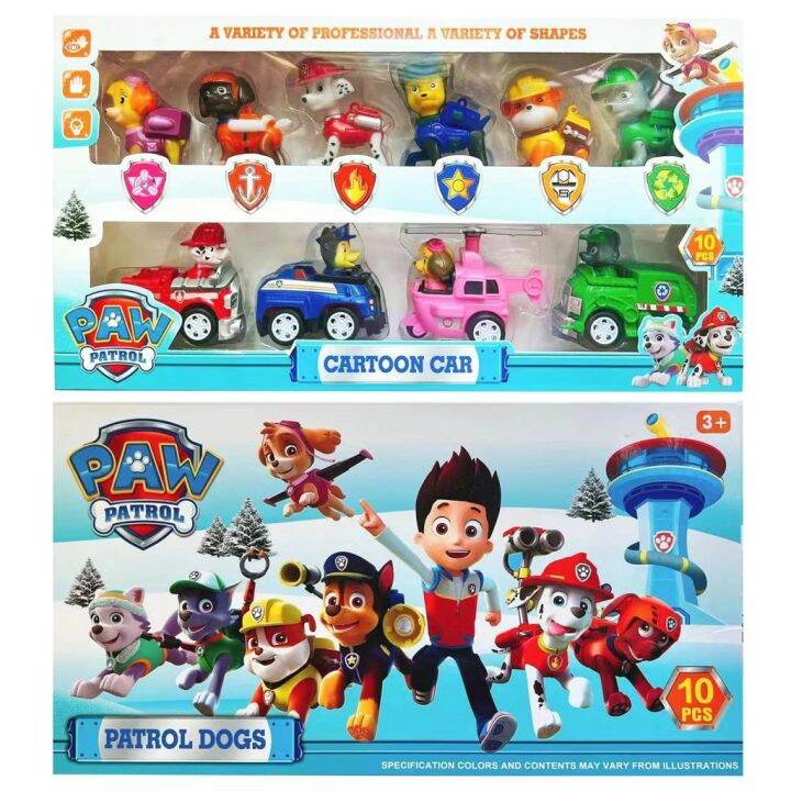 Paw Patrol Toys 10 Pack Children's | Lazada PH