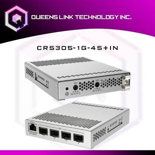 MikroTik CRS305-1G-4S+IN Five-port desktop switch with one Gigabit ...