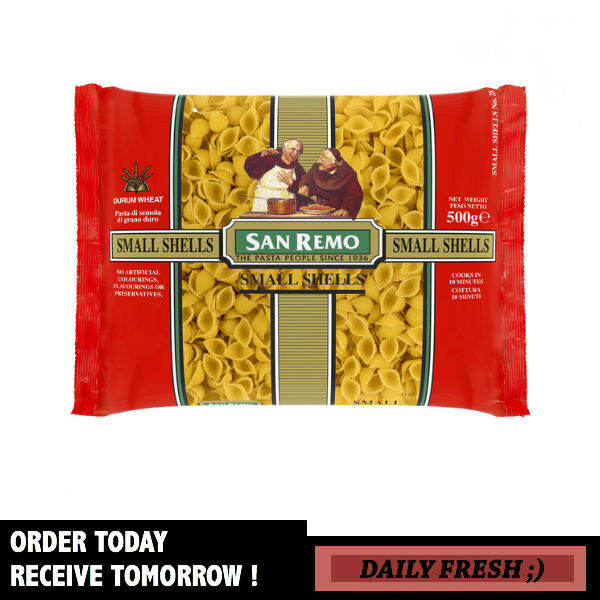 SAN REMO Small Shells Pasta 500gram Pack | Lazada