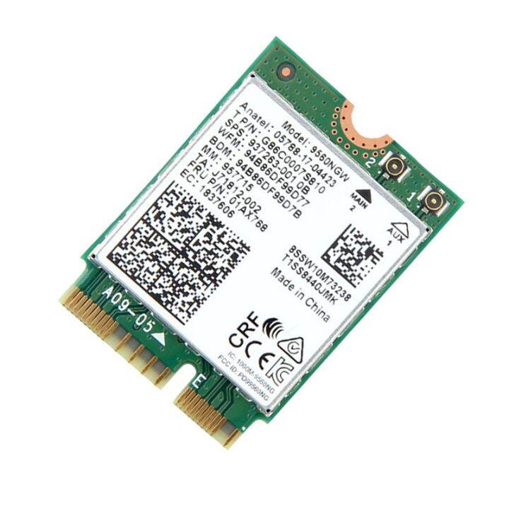 1730Mbps for Intel Dual Band Wireless AC 9560 Desktop Kit Bluetooth 5.0 ...