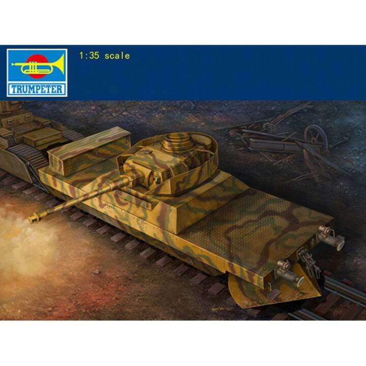 [ Military Fan Model ] Trumpeter Model Kit 00368 1/35 Assembled Train ...