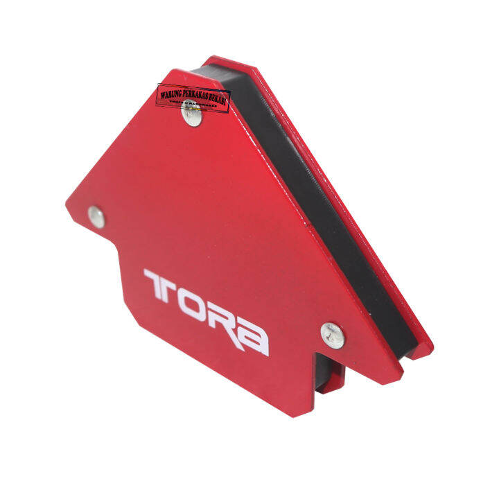 TORA Siku Magnet 3 Inch 25LB Pemegang Besi las Tora Siku Magnet Las 3 ...