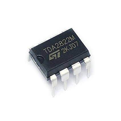 TDA2822M TDA2822 IC Stereo 2x1W Audio Amplifier Tancap TDA 2822M Dip-8 ...