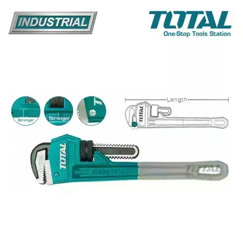 TOTAL tools Pipe wrench (8"/10"/12"/14"/18‘’/24") | Lazada PH