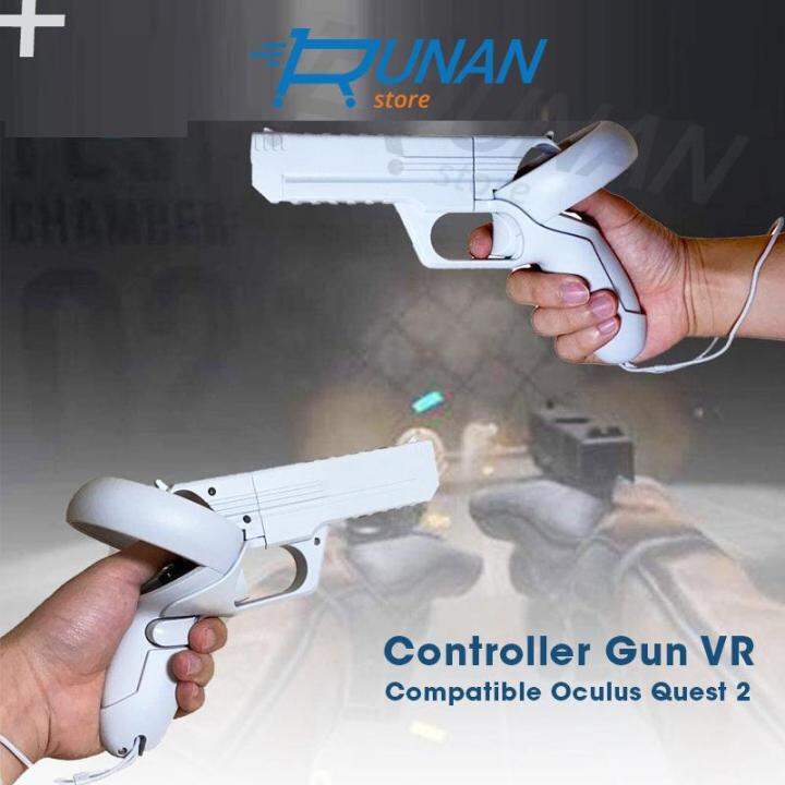 Oculus Quest 2 Hand Gun Attachment VR Controller Pistol Grip Case ...