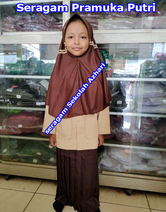 Setelan Seragam Pramuka SD Perempuan Lengkap Kerudung-1 set Baju ... Setelan Seragam Pramuka SD Perempuan Lengkap Kerudung-1 set Baju ...