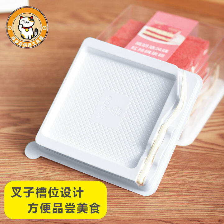 Salty cream red velvet cake packing box Black Forest Rubik's Cube ...