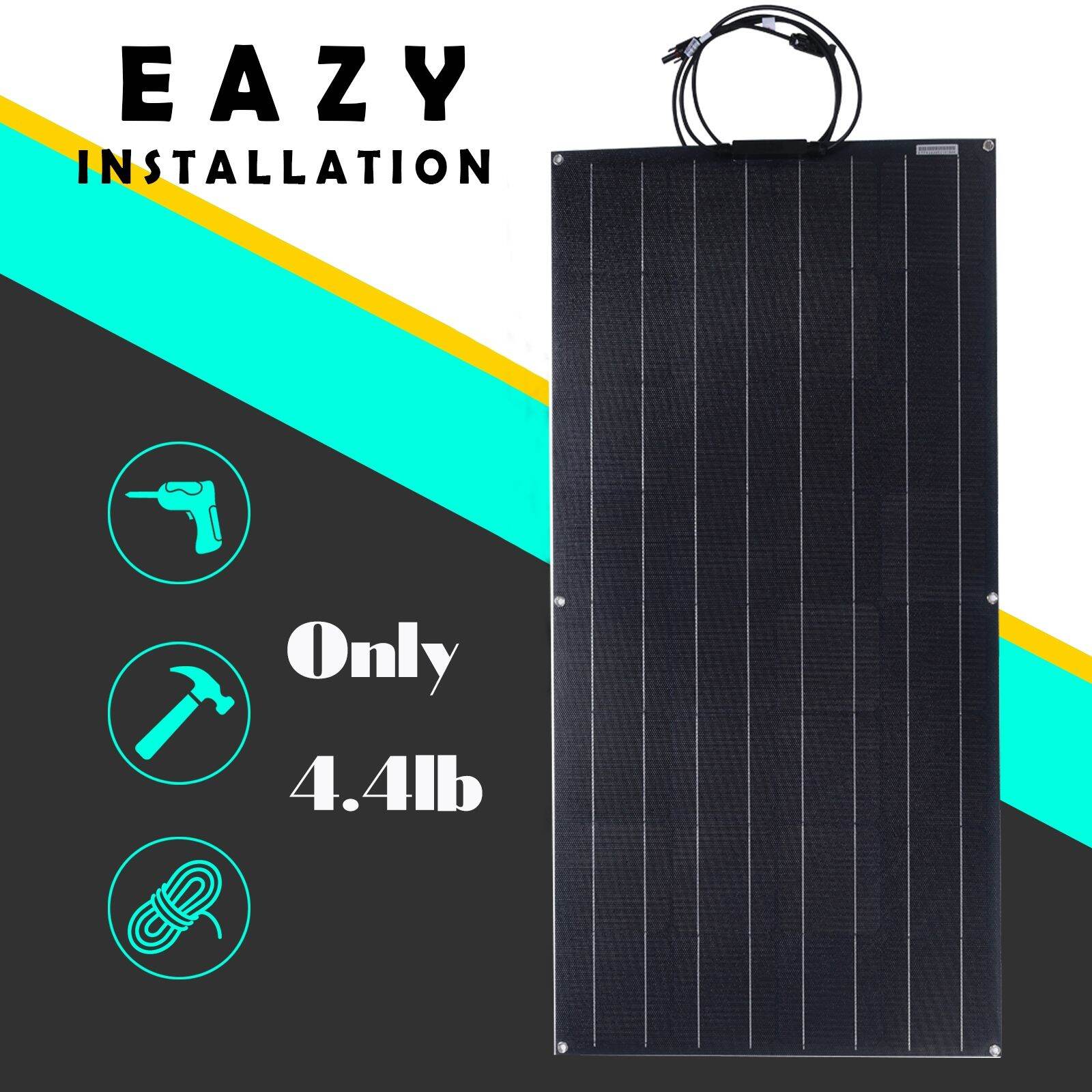 Flexible Solar Panel Boat 100w Solar Panel Flexible 200w 24v - Etfe ...