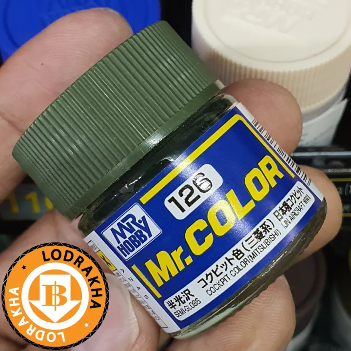 สีสูตรทินเนอร์ Mr.Color C126 Cockpit Color (Mitsubishi) Semi-Gloss 10ml ...