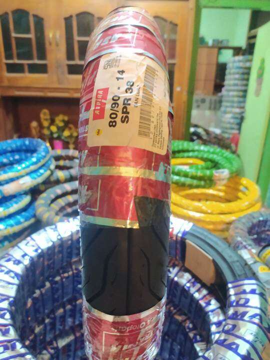 BAN LUAR MOTOR MATIC UKURAN 80/90-14 ASPIRA SPR38 NON TUBELESS | Lazada ...