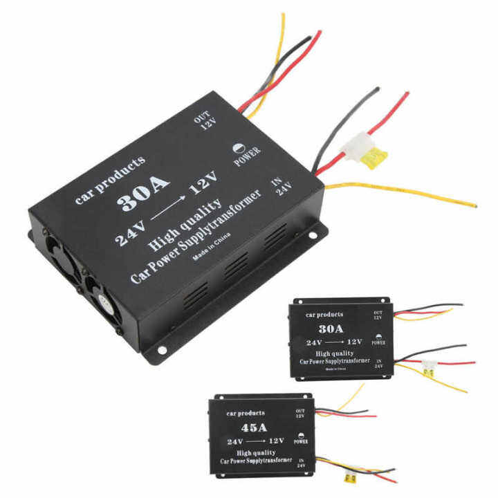 DC24V To 12V Car Voltage Reducer 24V To 12V Converter Extensive Use for ...