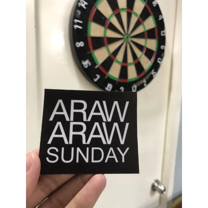 ARAW ARAW SUNDAY STICKER | Lazada PH