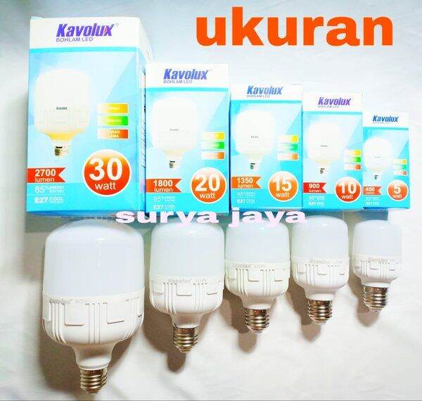 LAMPU LED BULB JUMBO TABUNG SUPER TERANG PUTIH 30W | Lazada Indonesia