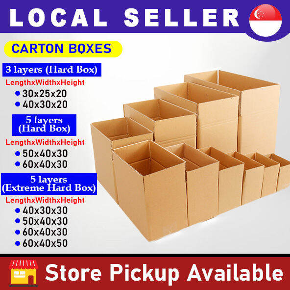 (SG READY STOCK)Kraft box/ Carton box/ Bundle box/ Mover Box/Cardboard ...