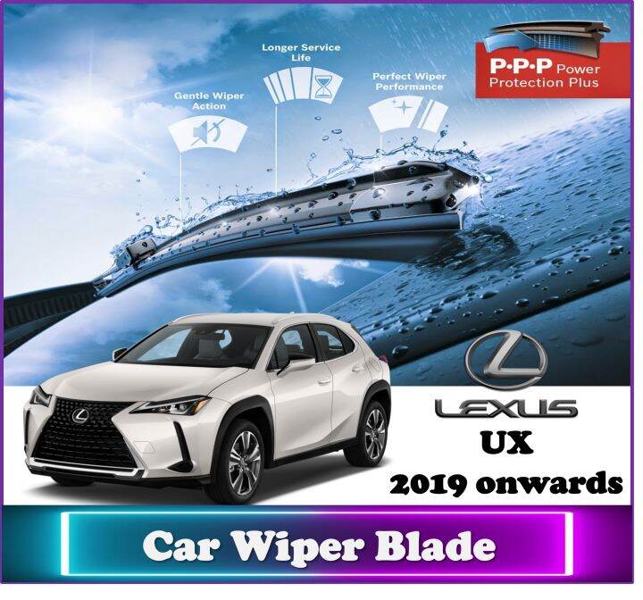 Lexus UX 】Nano Coating Soft Silicone Car Wiper Blades - 1 pair includes ...