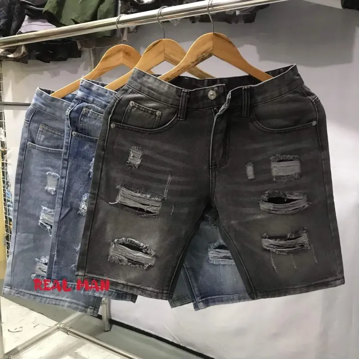 Bangkol Tattered Maong Short ---- 28 - 38 | Lazada PH