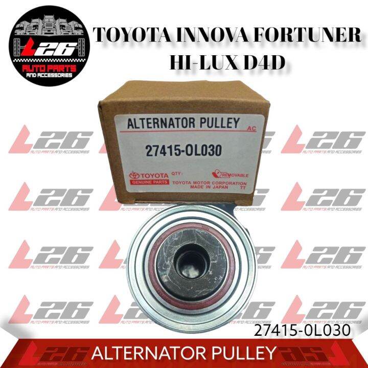 Toyota Innova Fortuner Hi-Lux D4D TENSIONER BEARING / IDLER PULLEY ...