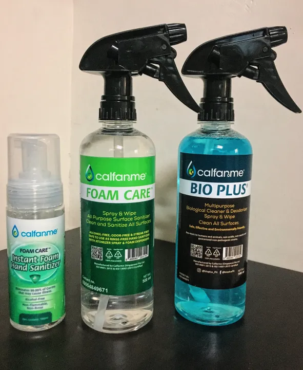 Calfarme BIO PLUS® Multipurpose Cleaner & FOAM CARE™ Alcohol-Free All ...